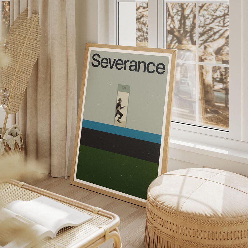 Mark Scout Severance Digital Art Print: Minimalist TV Show Poster - Etsy