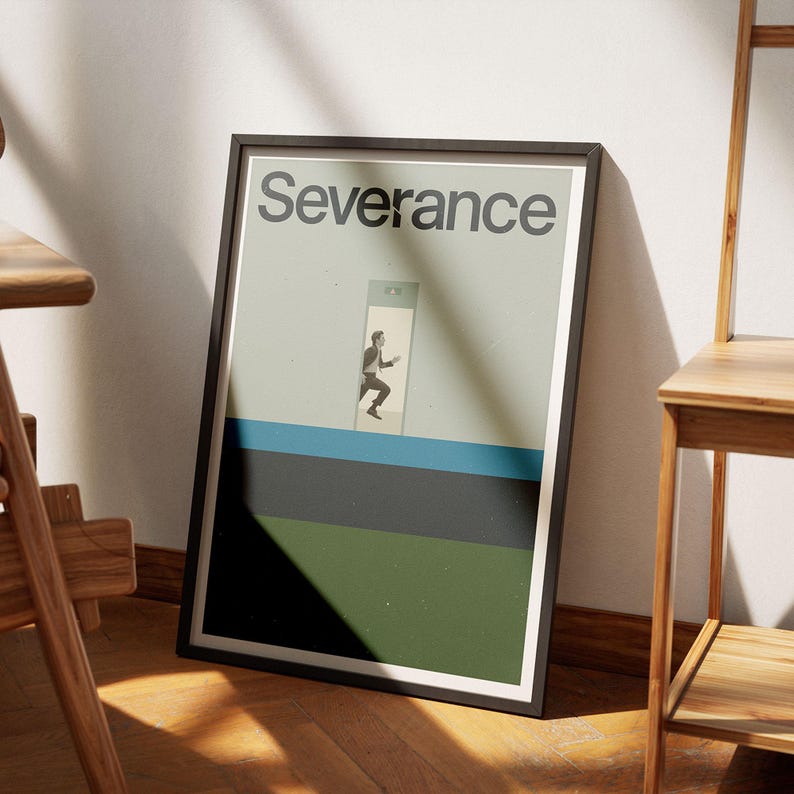 Mark Scout Severance Digital Art Print: Minimalist TV Show Poster - Etsy
