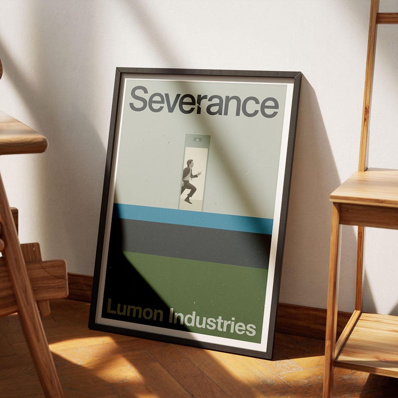 Severance Digital Art Print Set: 2 Mid-century Modern TV Show Posters ...