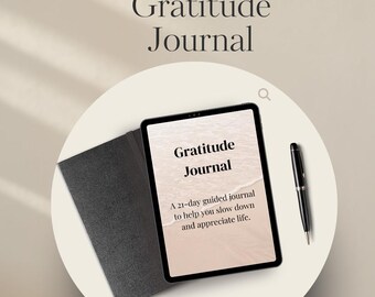 21-day Gratitude Journal: Daily Reflection & Self-care (printable PDF ...
