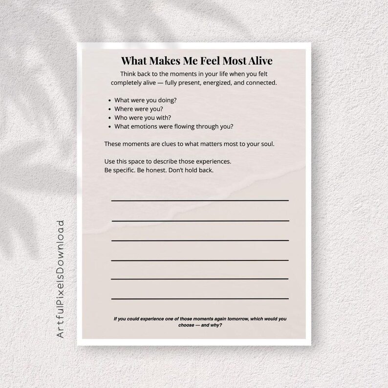 Self-discovery Journal | Guided Reflection Prompts | Personal Growth ...