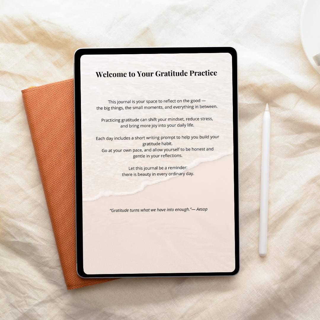 21-day Gratitude Journal: Daily Reflection & Self-care (printable PDF ...