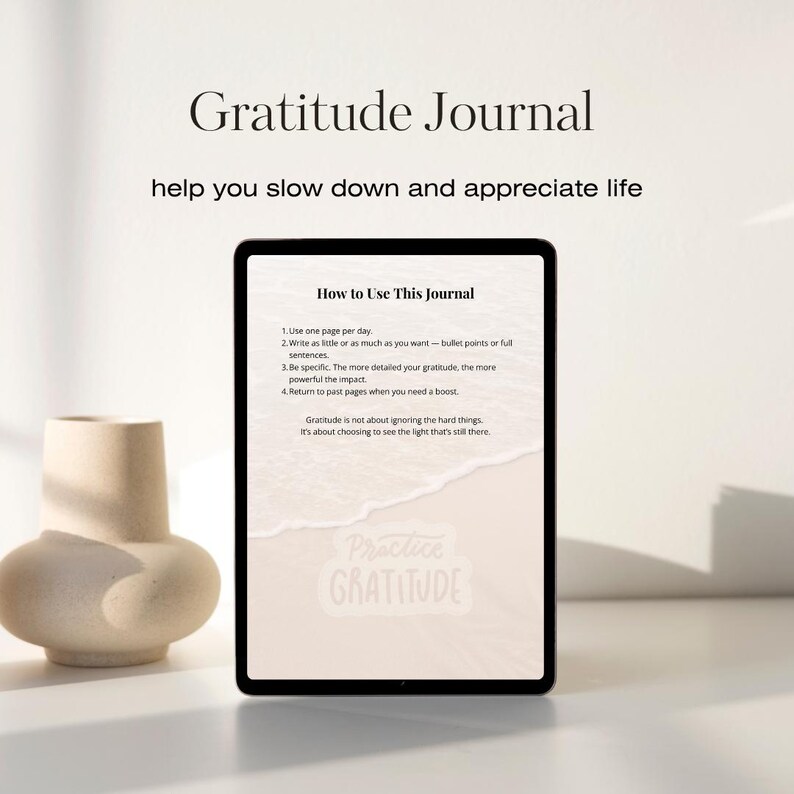 21-day Gratitude Journal: Daily Reflection & Self-care (printable PDF ...