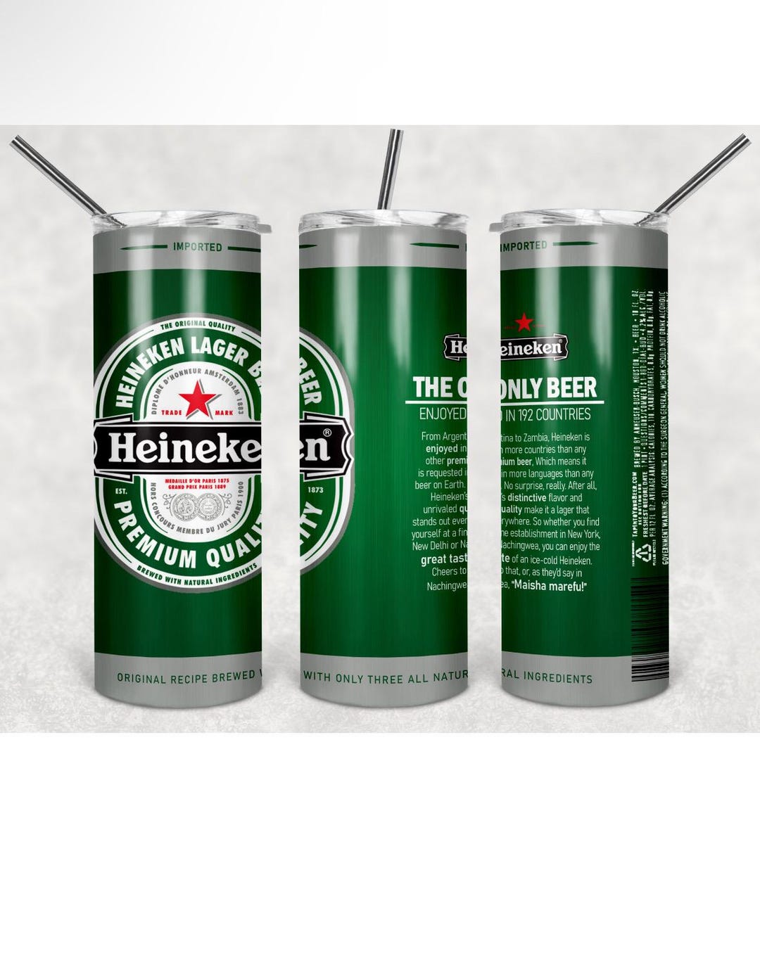 20oz Heineken Digital Download Tumbler - Etsy