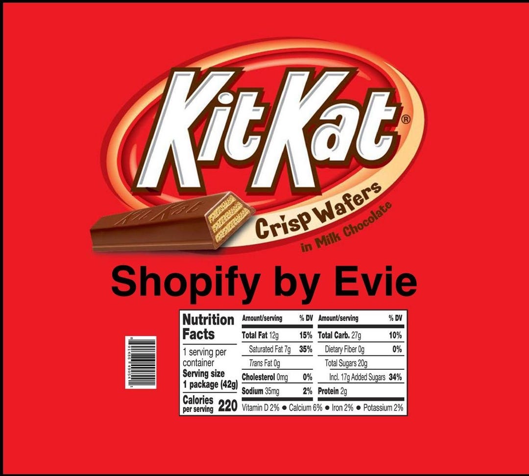 Kitkat Chocolate 20oz Digital Download Sublimation Tumbler - Etsy