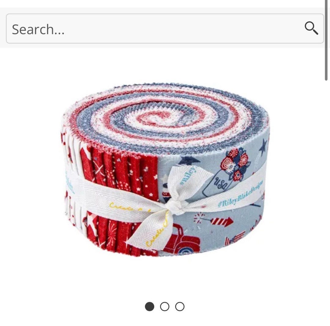 Stars and Stripes Forever Rolie Polie Lori Whitlock for Riley Blake ...
