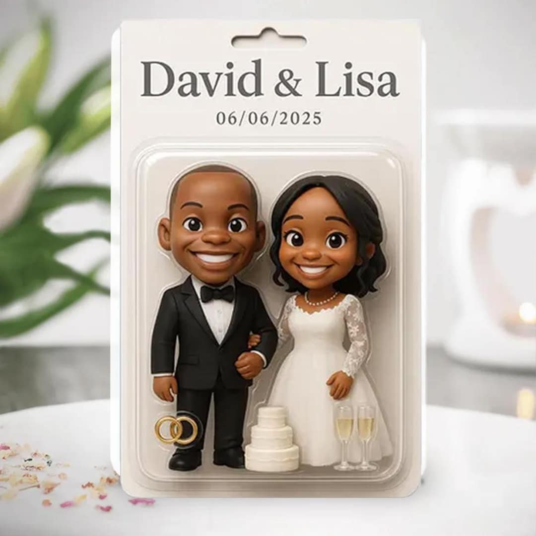 Personalized Couple Figure From Photo,custom Wedding Acrylic Plaque ...