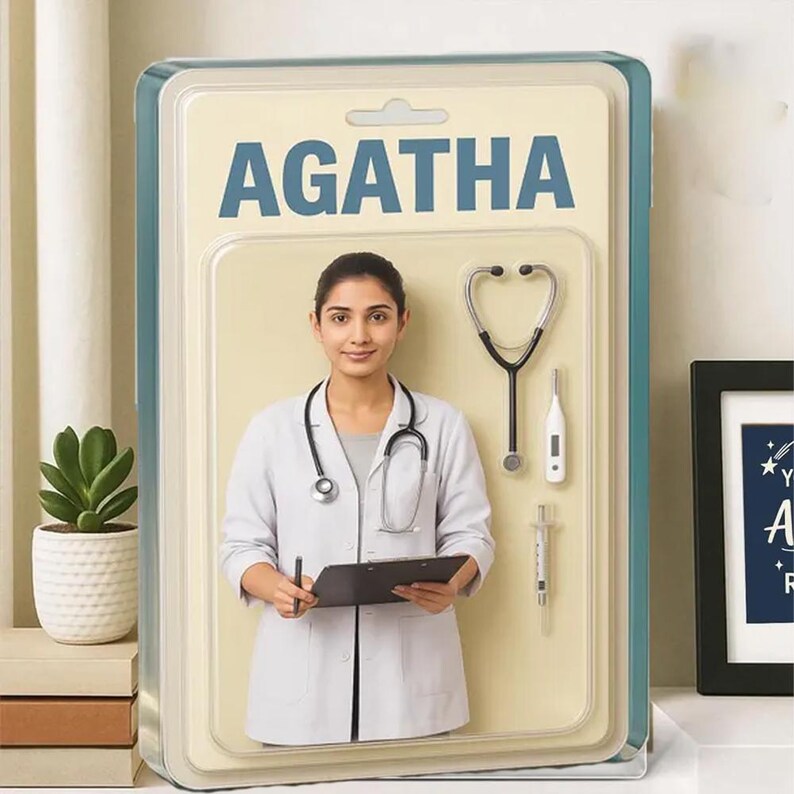 Personalized Doctor Gift, Custom Doctor Gift From Photo, Action Figure ...