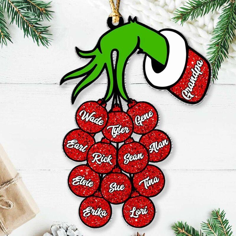 Personalized Decorations Customized Names and Numbers Warm Gifts for ...