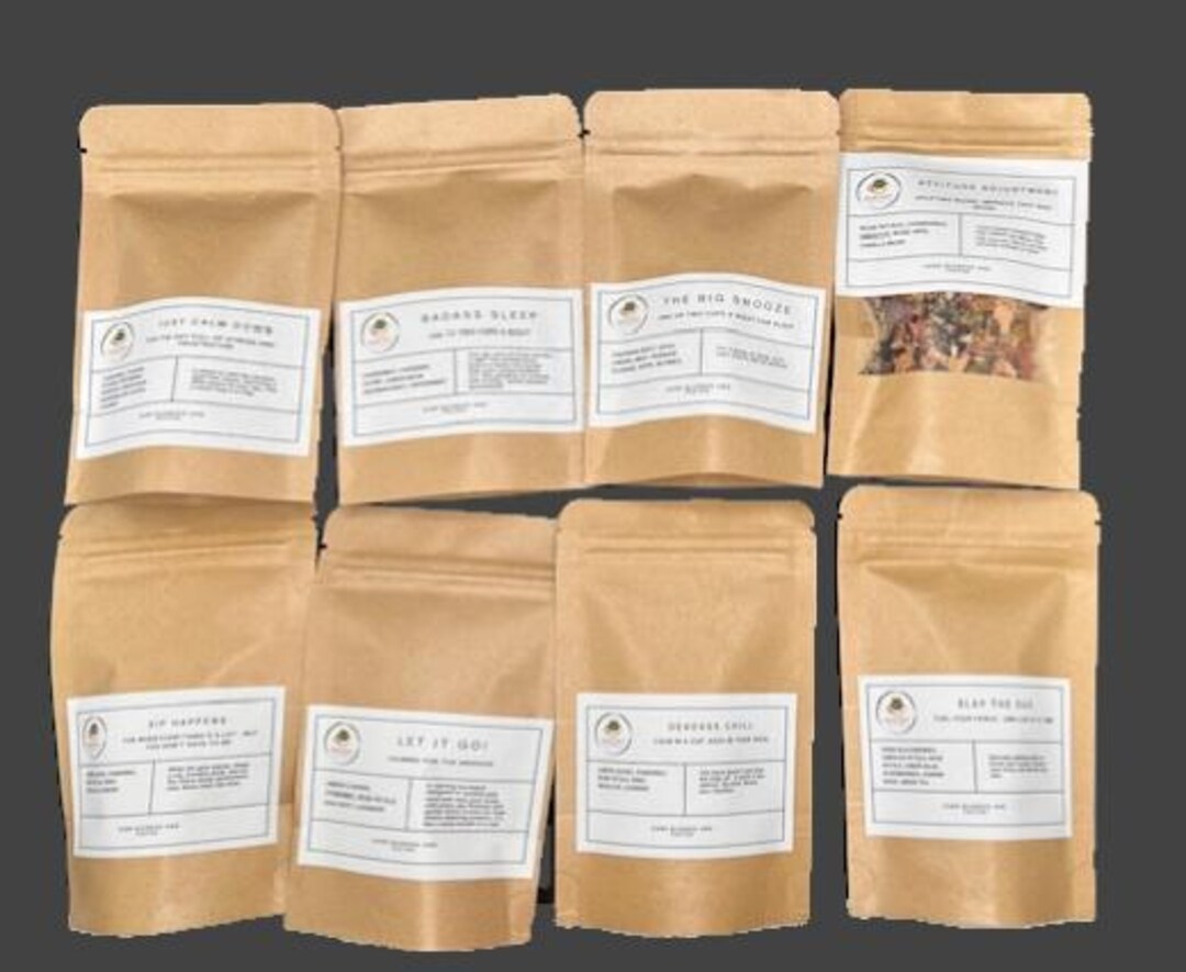 Herbal Tea Sample Pack – Unique Blends for Relaxation & Energy - Etsy