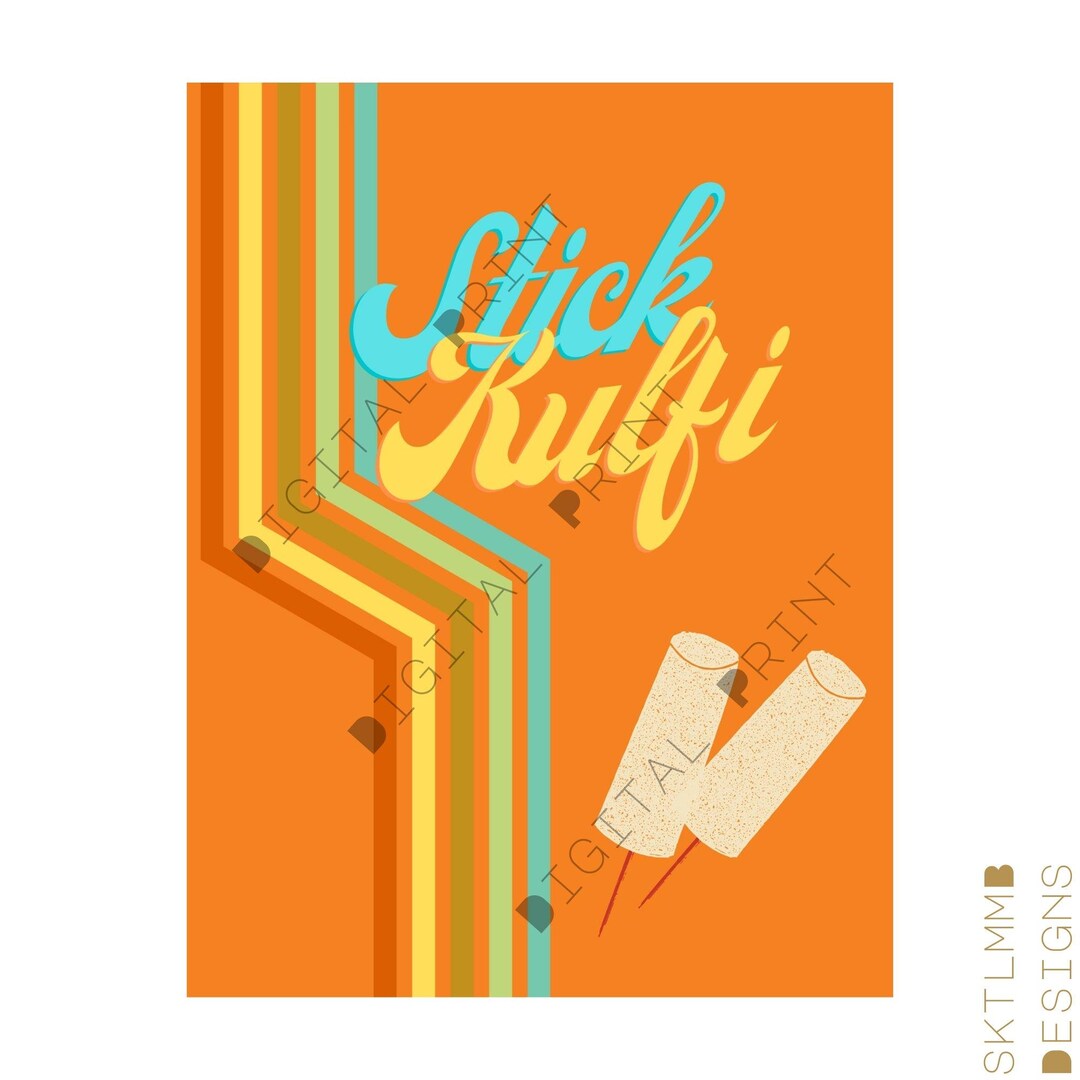 Indian Food Station Sign - Stick Kulfi - Etsy