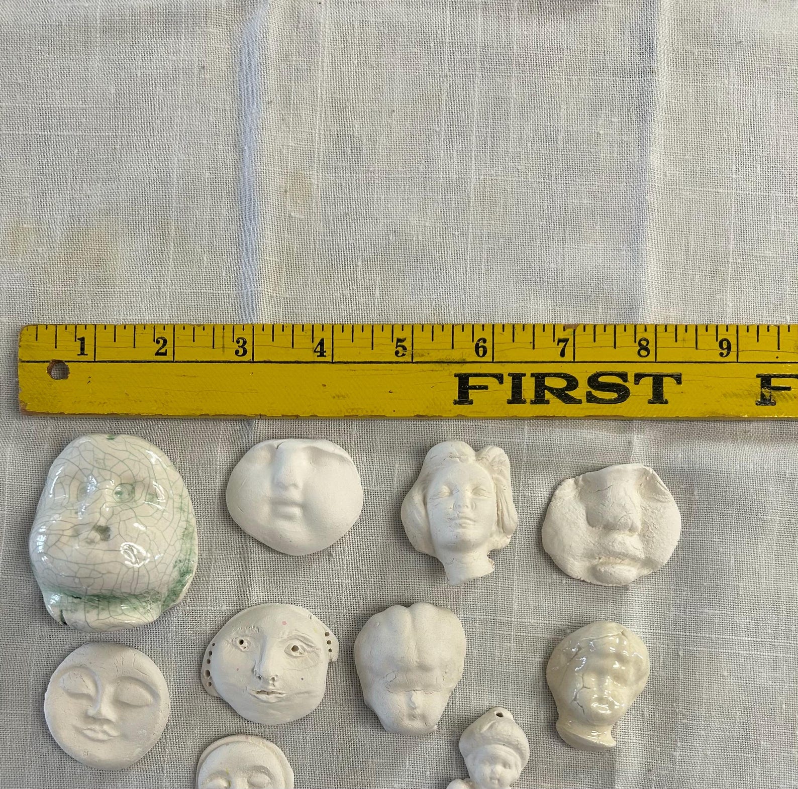 Shards/faces Ceramic Handmade 10 Pieces - Etsy