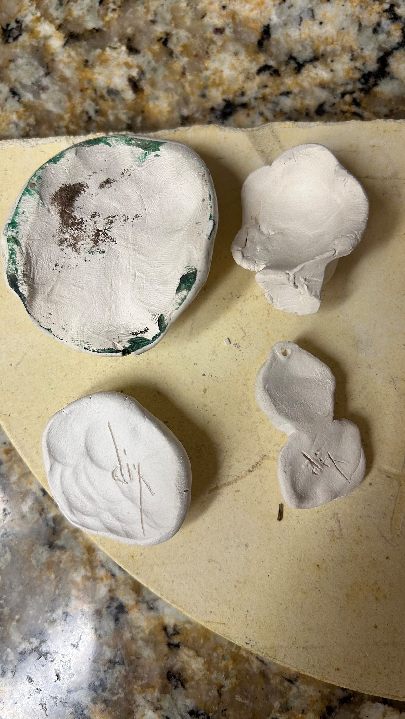 Shards/faces Ceramic Handmade 10 Pieces - Etsy