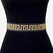 Greek Key Elastic Band Belts | Designer Belt | Holiday Belt | Party ...