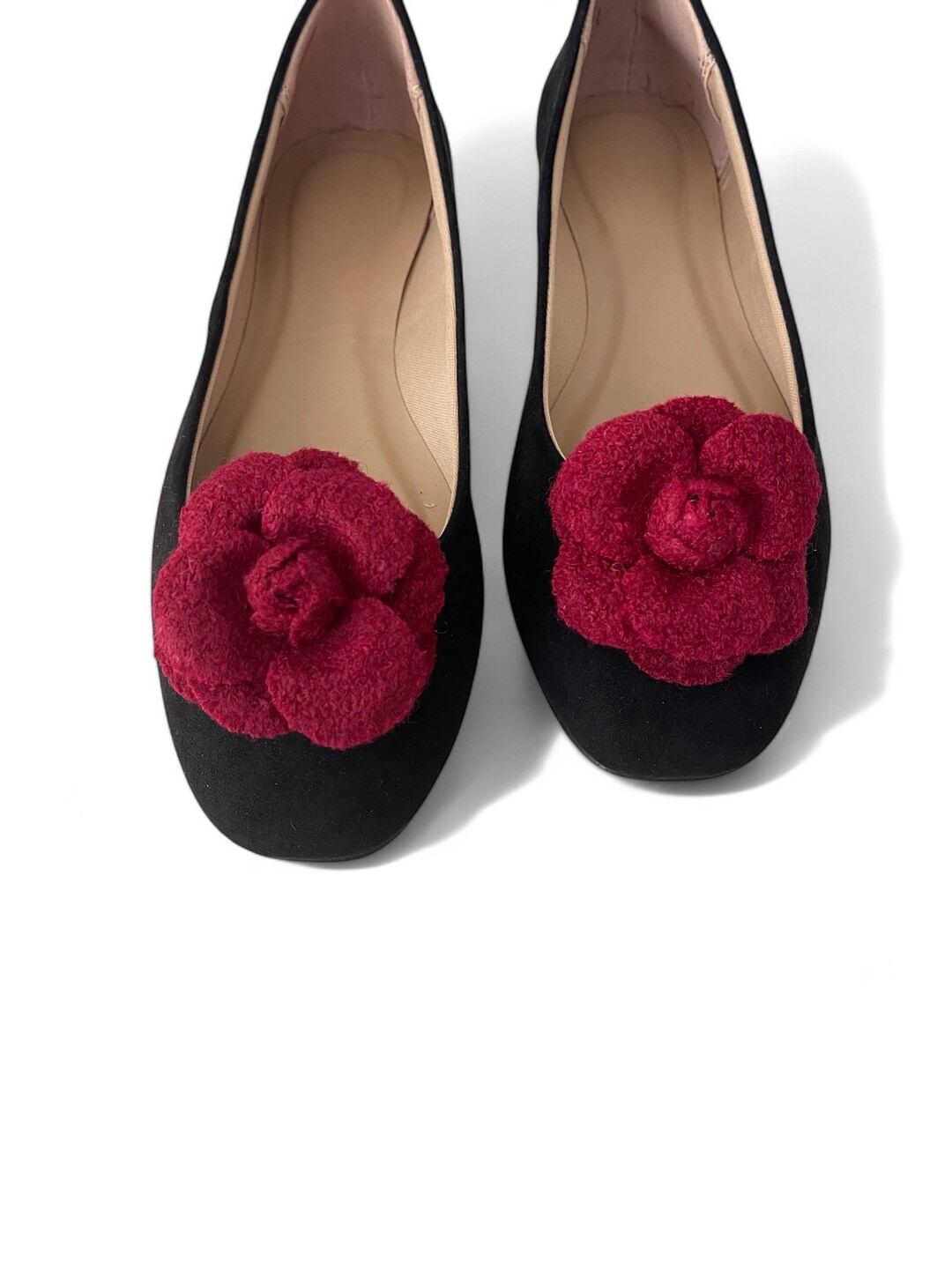 Wool Flower Shoe Clips | 4 COLORS | Floral | Gifts for Her | Unique ...