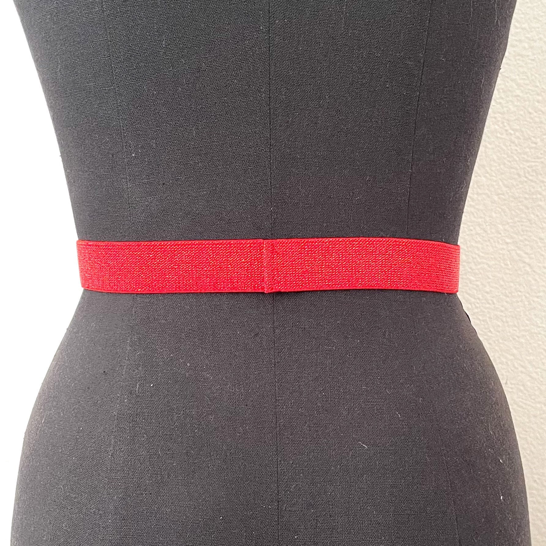 Sparkling Red Bow Belt | Elastic Belt | 1” Belt - Etsy