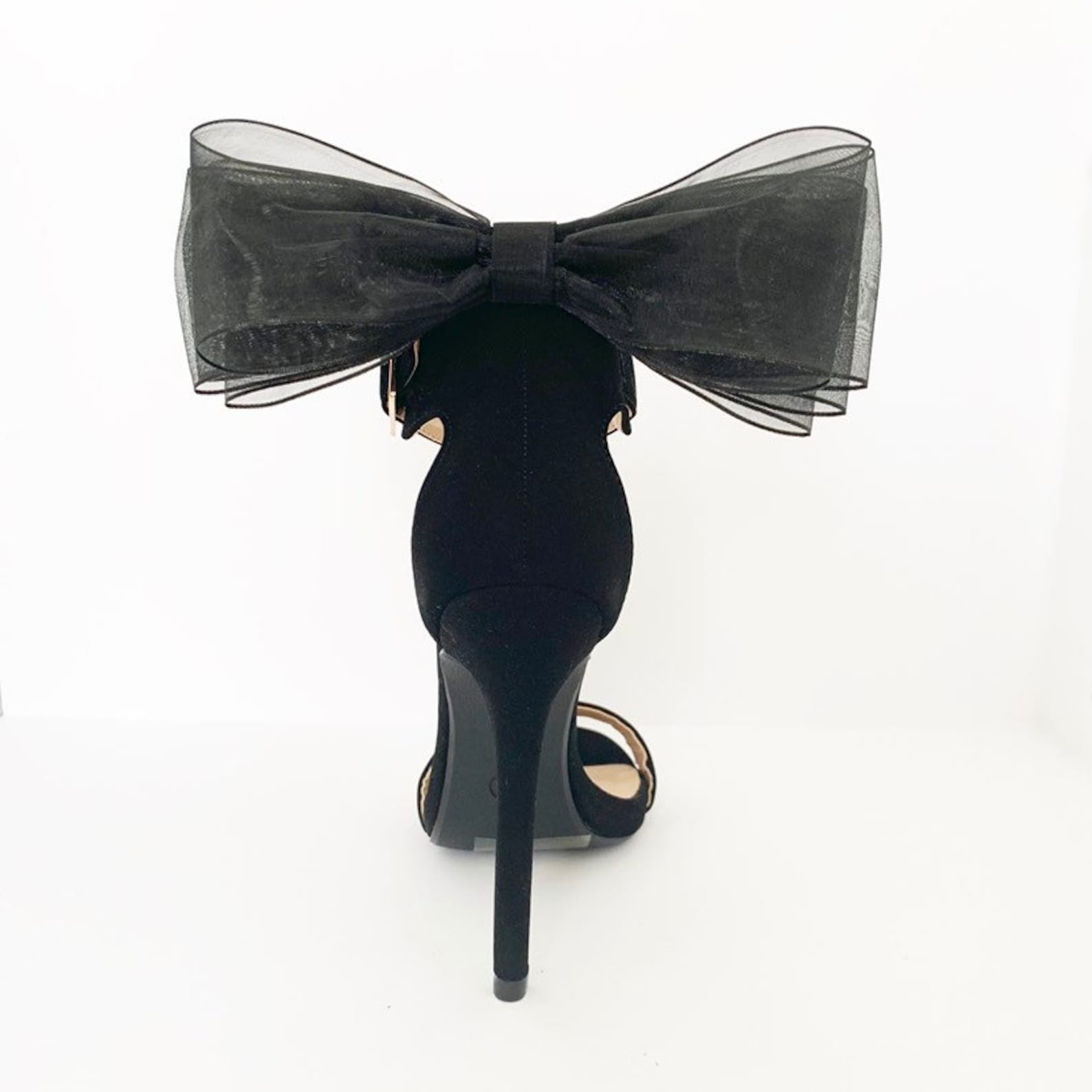 Big Bow Shoe Clips | Black Shoe Clips | Wedding Shoes | Bridal Shoes ...