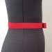 Sparkling Red Bow Belt | Elastic Belt | 1” Belt - Etsy