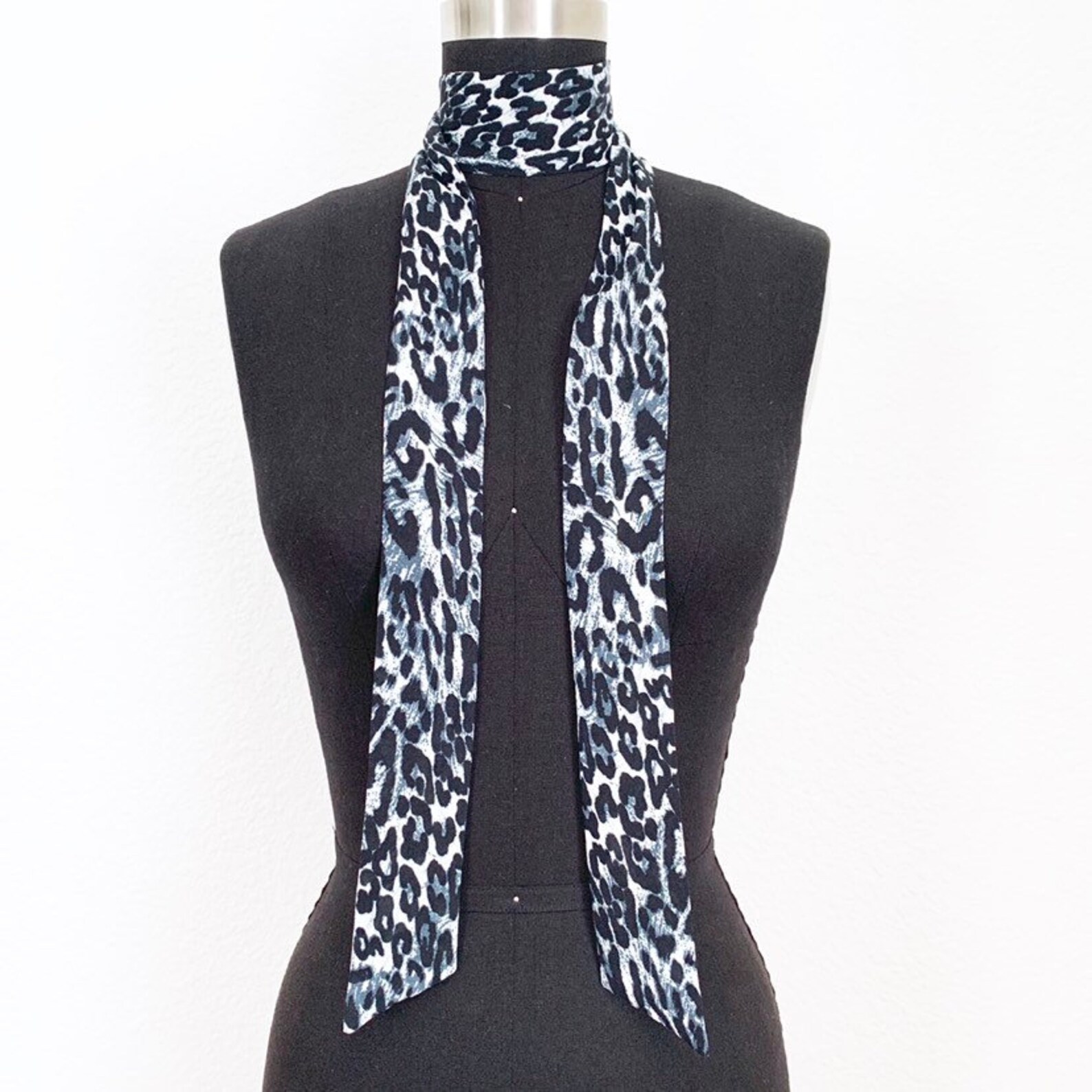 Animal Print Bow Scarves | 2 Styles | Bow Scarf | Head Scarf | Neck ...