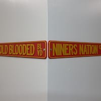 San Francisco 49ers-metal Wall Art - Etsy