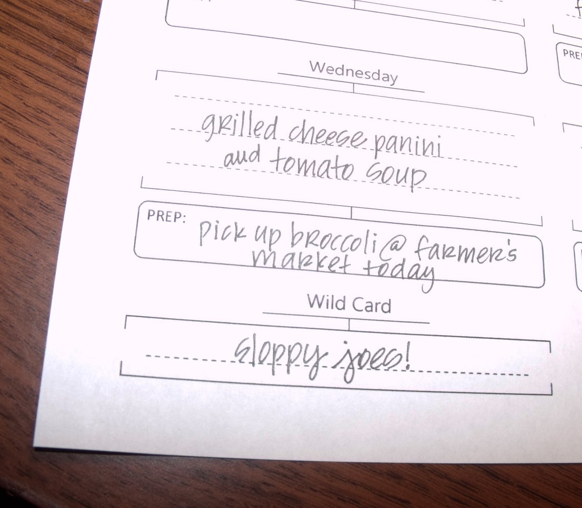 Weekly Meal Planner Download: Plan. Prep. Eat. Repeat. - Etsy