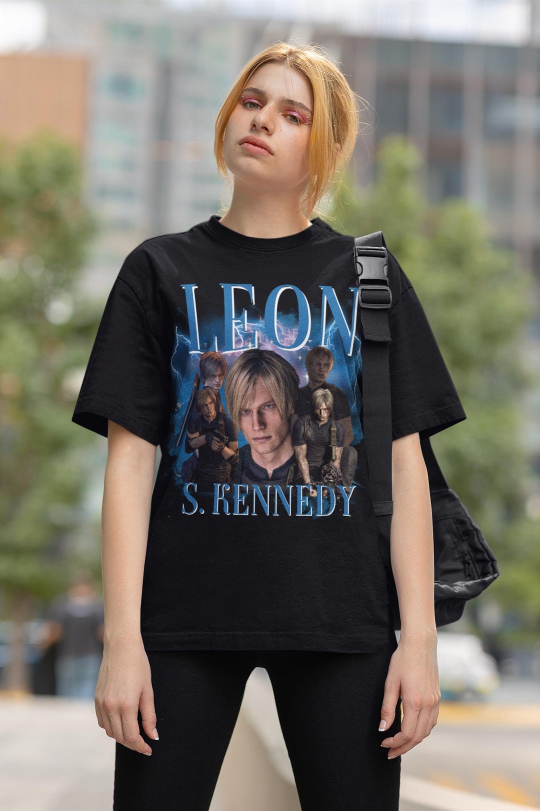Limited Edition Leon S. Kennedy Vintage T-shirt , Unisex Gift for Men ...