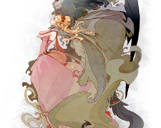 Tangled a Mermaid and Octopus / Cecaelia // Romantic - Etsy