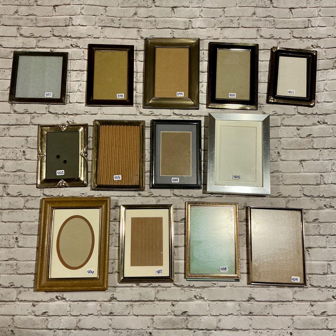 Vintage MCM Gold Filigree Picture Frame Hollywood Regency, Solid Brass ...