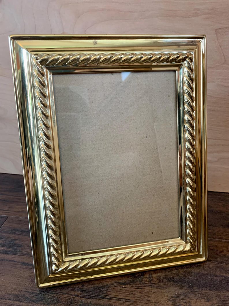 Vintage MCM Gold Filigree Picture Frame 5x7 Hollywood Regency, Solid ...