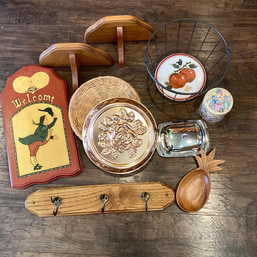 Vintage Cottage Core Decor | Kitchen Decor | Rustic Home Decor ...