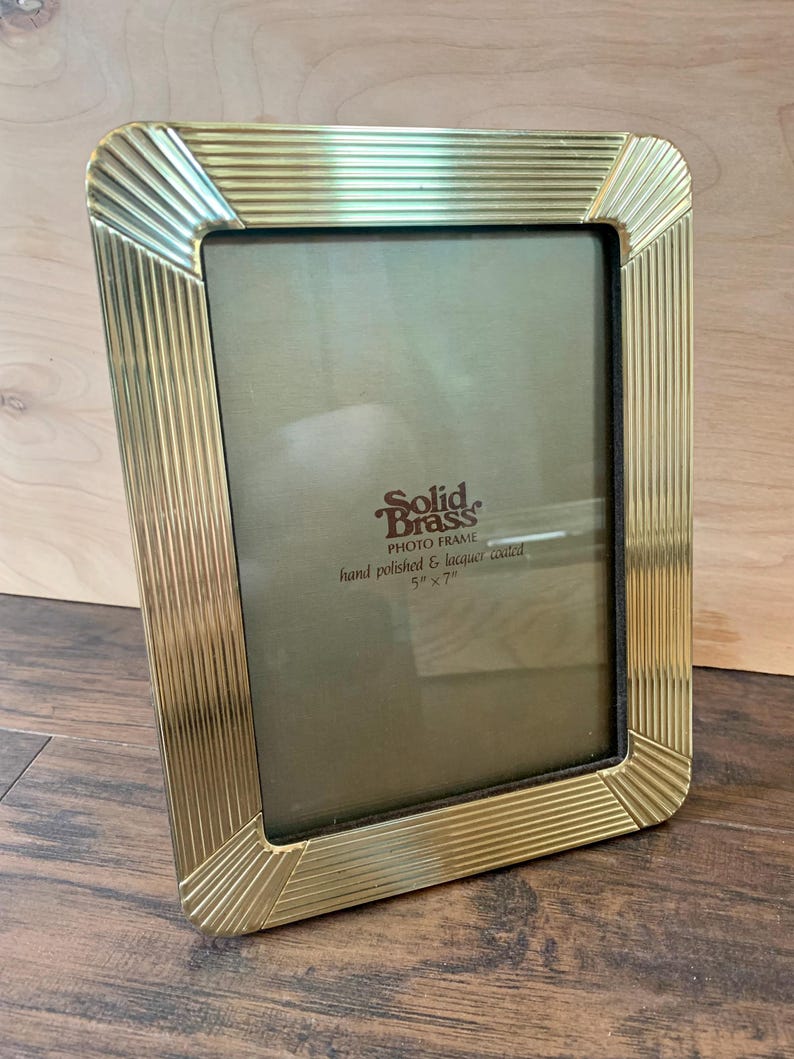 Vintage MCM Gold Filigree Picture Frame 5x7 Hollywood Regency, Solid ...