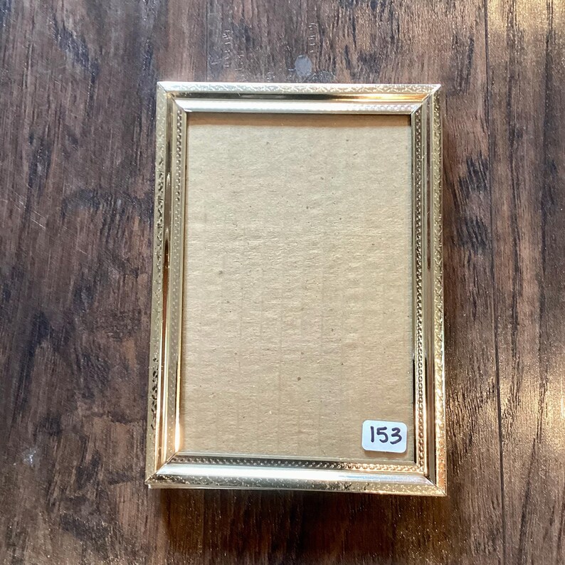 Vintage MCM Gold Filigree Picture Frame Hollywood Regency, Solid Brass ...