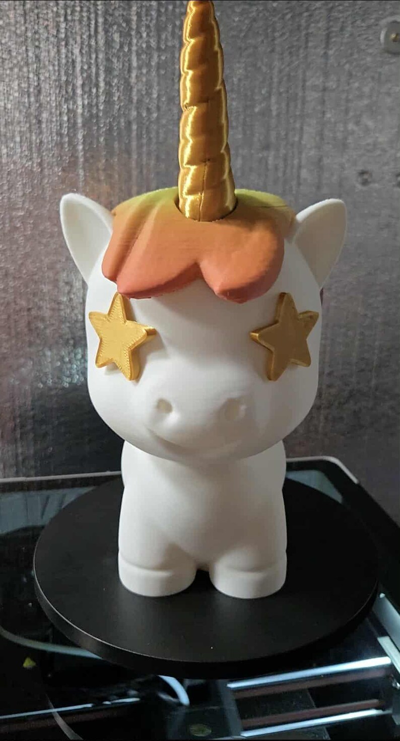 3D Printed Unicorn Piggy Bank | Kids Money Box With Hidden Compartment ...