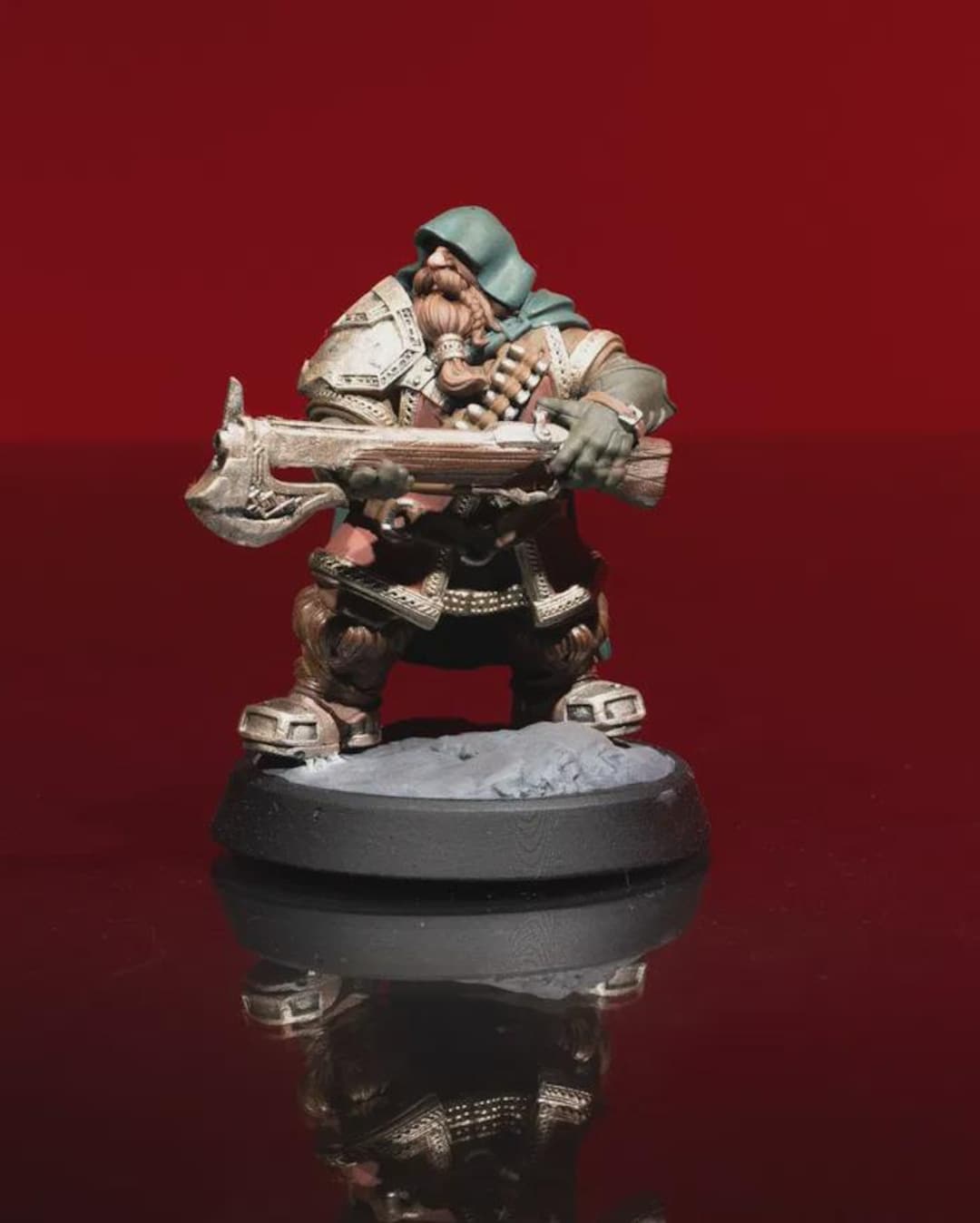 Dwarven Ranger Miniature | 32mm Hero | Tabletop RPG Resin Mini ...