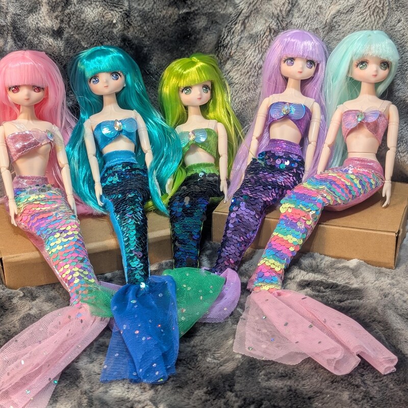 Mermaid Doll - Etsy