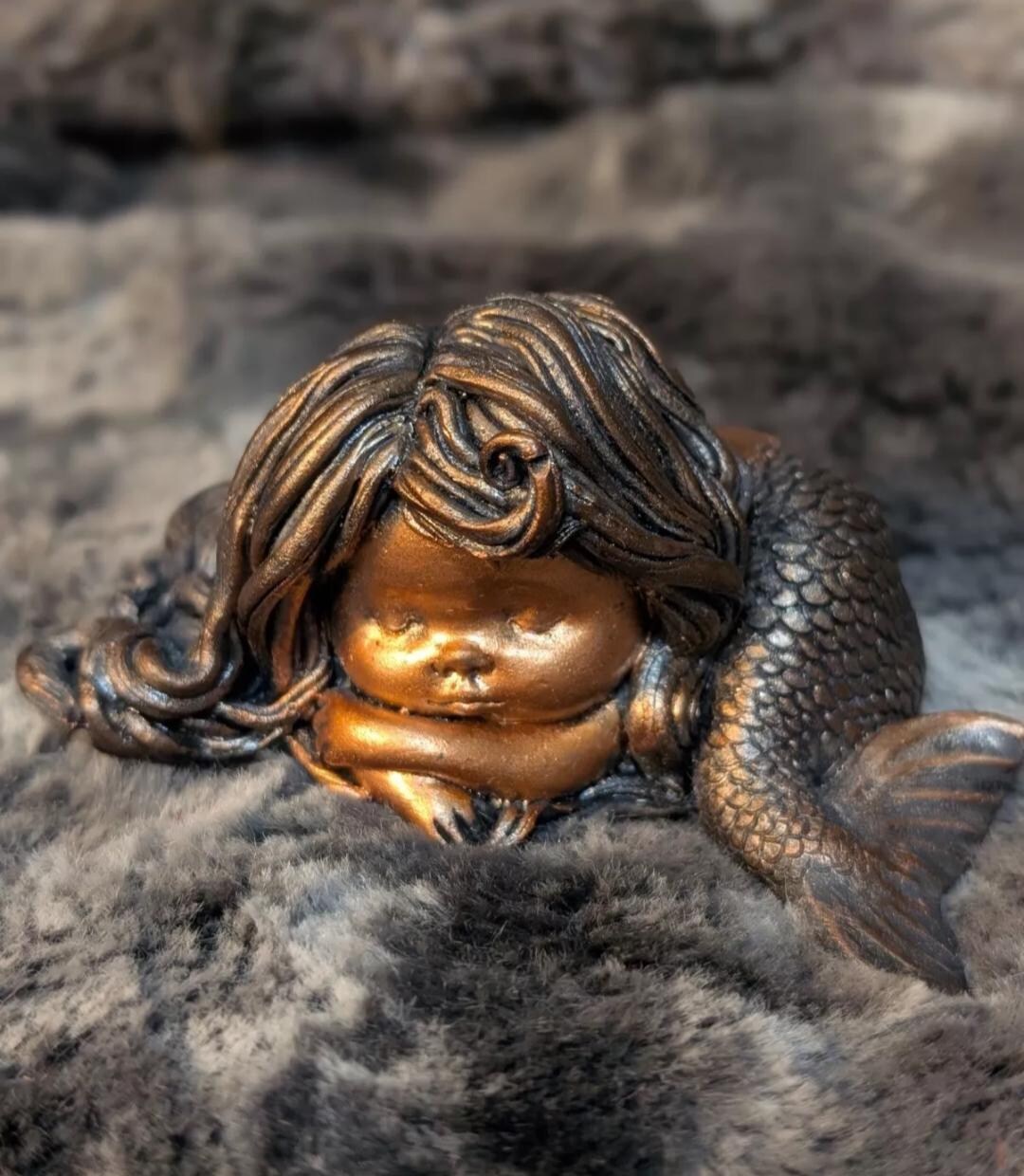 Vintage Summit Collection Baby Mermaid Figurine - Etsy