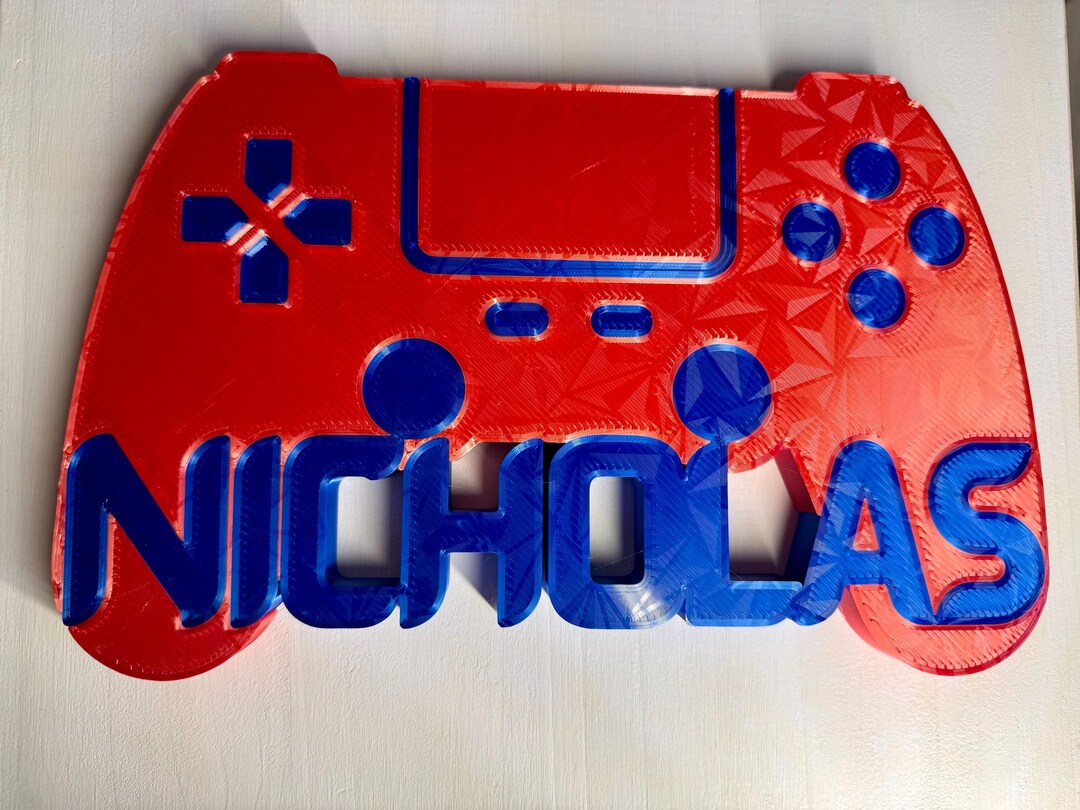 Custom Game Controller Name Sign - Etsy