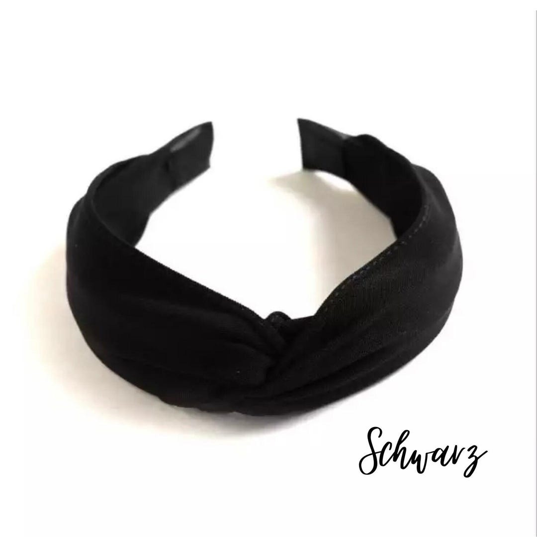 Headband in Different Colors With Knot, Headband Made of Fabric ...
