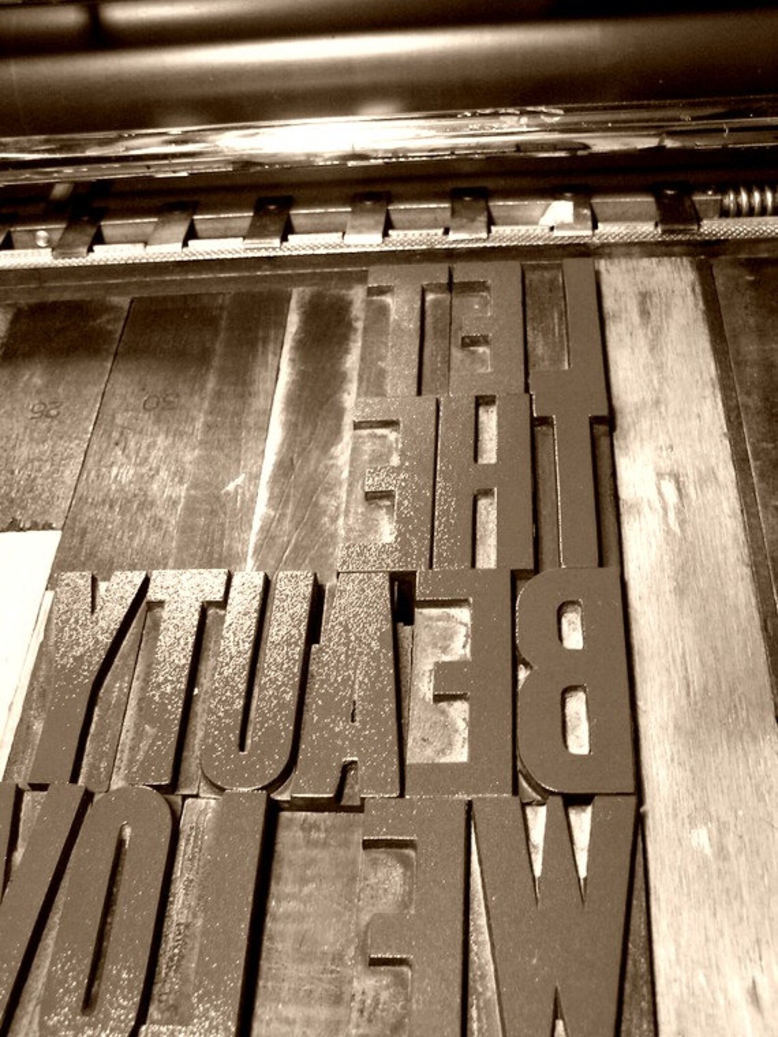 Letterpress Art Print Inspirational Poster Rumi New Job - Etsy