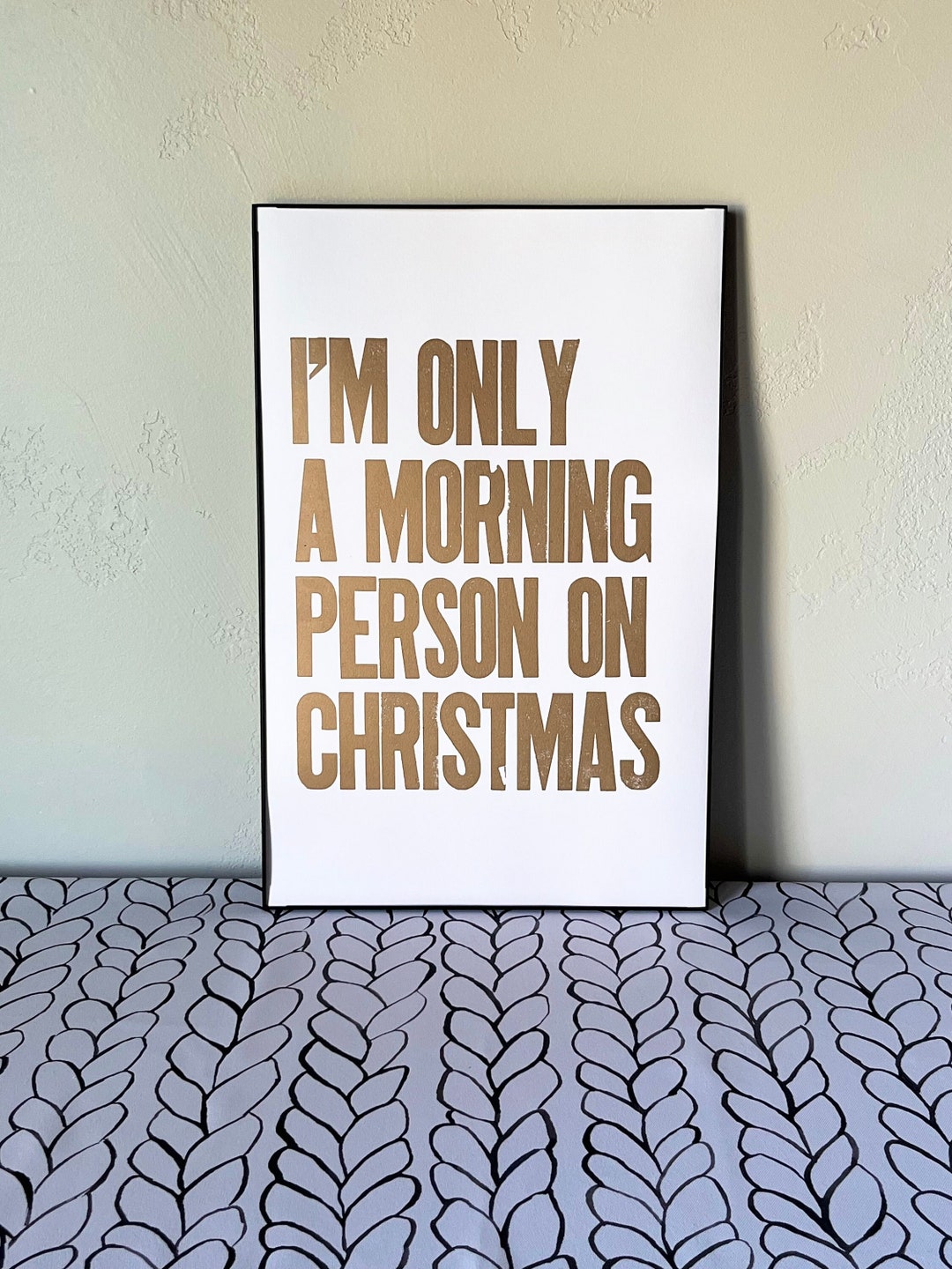 Funny Christmas Poster | Teen Gift Bedroom Decor | College Student Gift ...