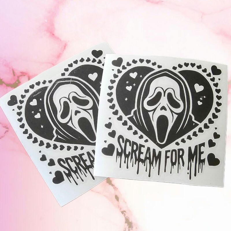 Ghost Face Stickers - Etsy