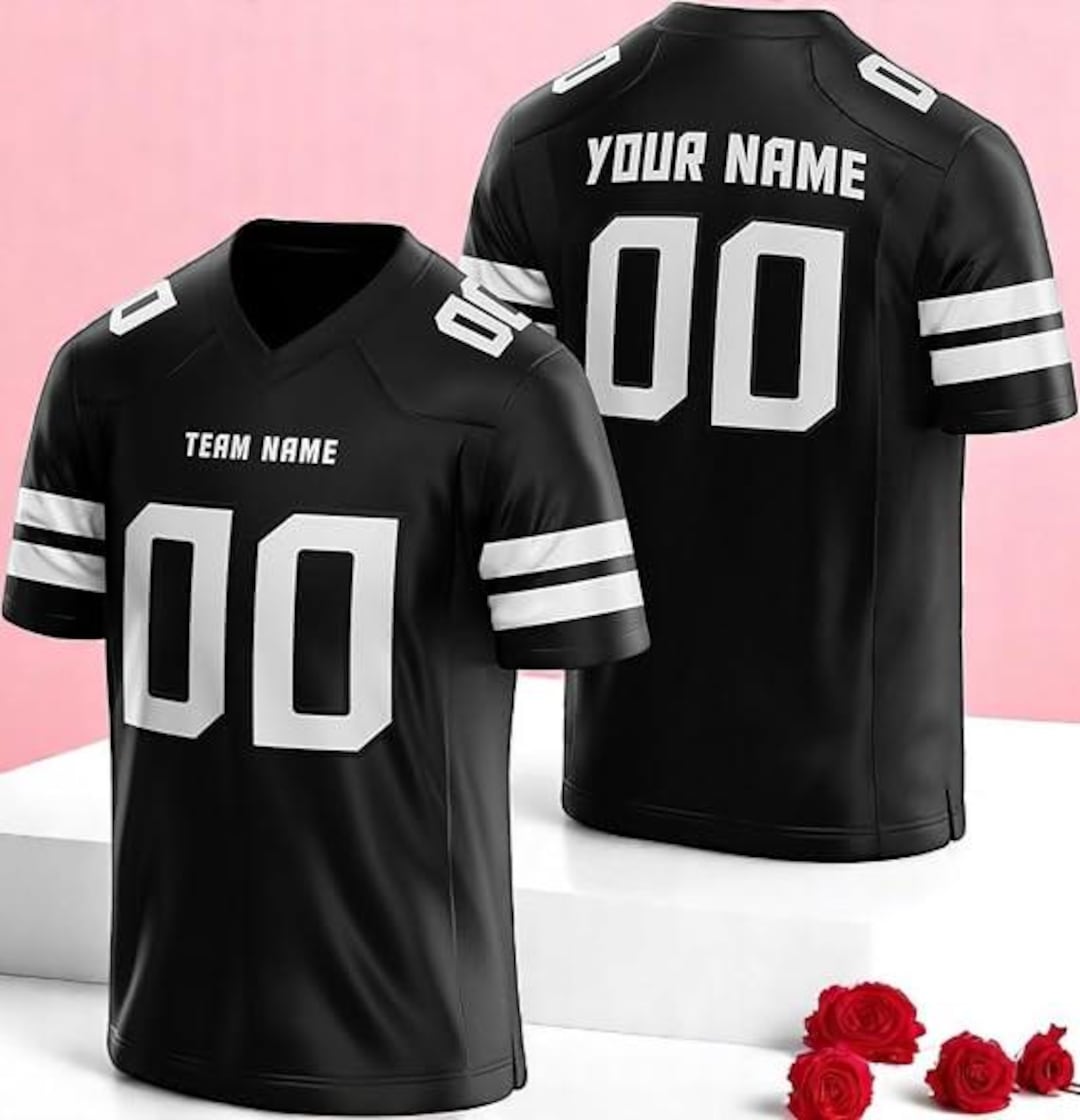 Personalized Team Name and Logo,number Football Jersey, Custom V-neck ...