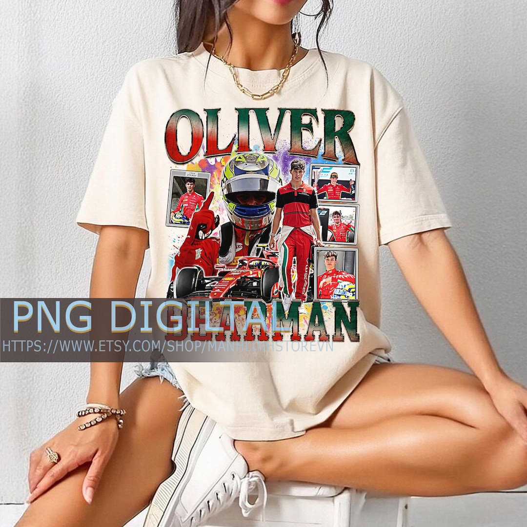 Oliver Bearman PNG , Digital Download, T-shirt Design, Bootleg Tees ...