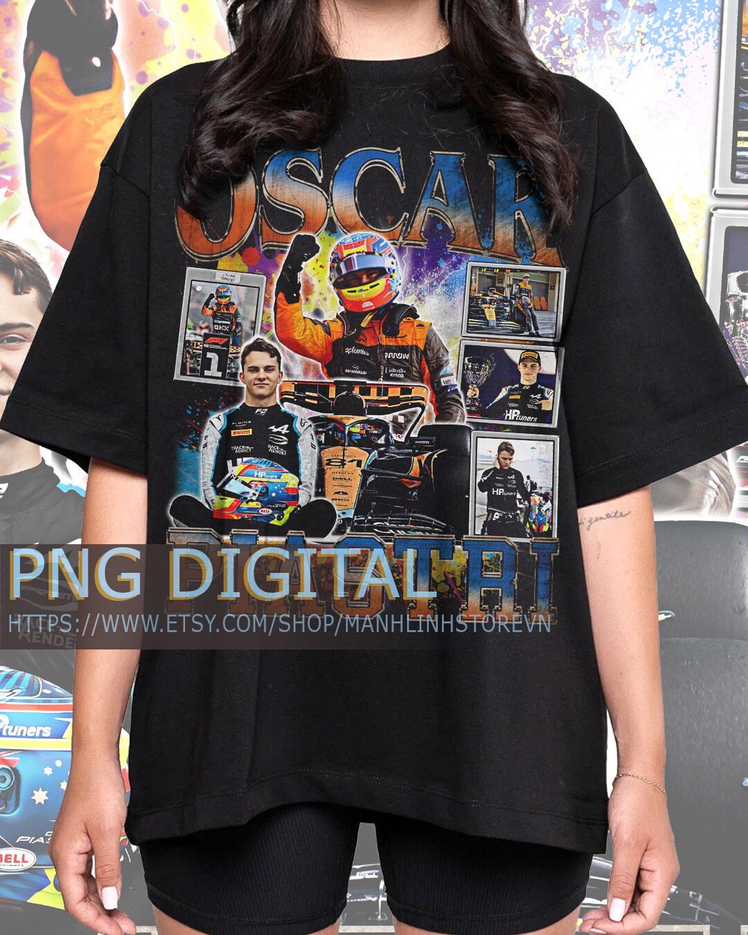 Oscar Piastri PNG , Digital Download, T-shirt Design, Bootleg Tees ...