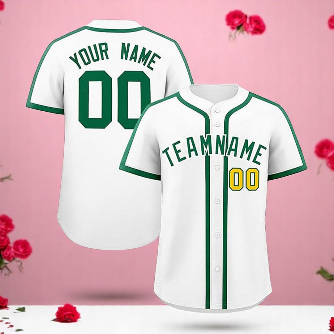 Personalized Baseball Jersey Custom Embroidery Name Number Sports Team ...