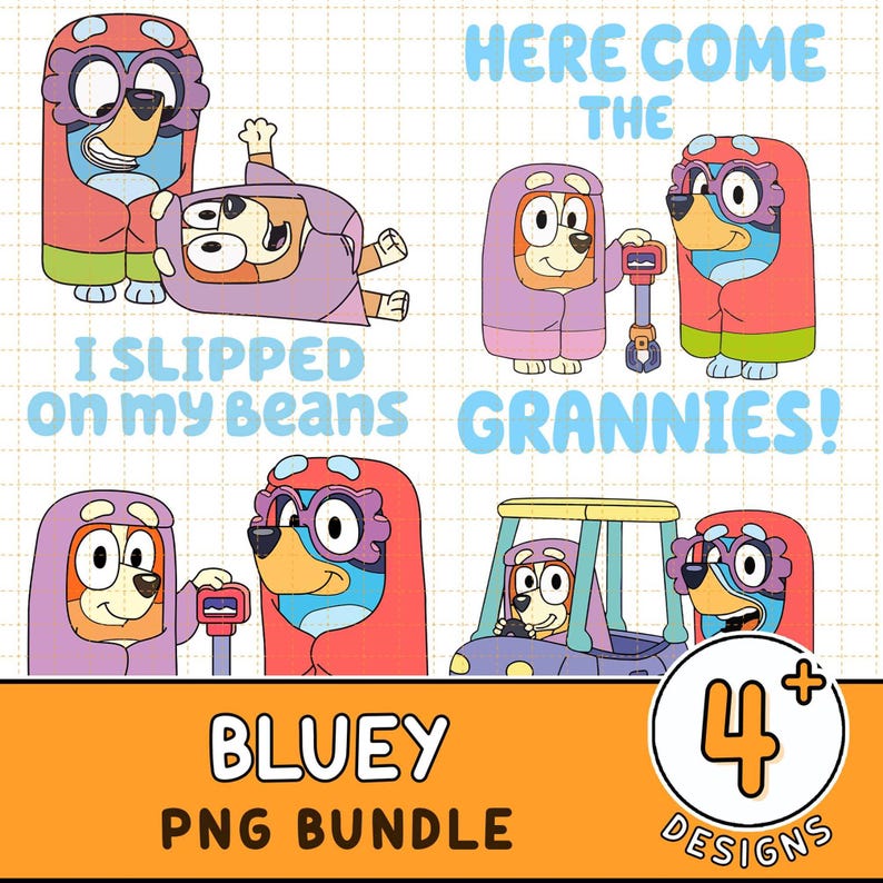 Bluey Png PNG Bundle Bluey All Characters Bluey Clipart bluey PNG Bluey ...