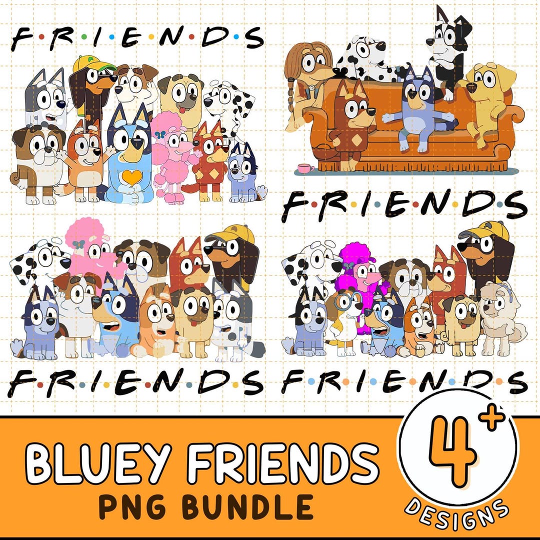 Bluey Png PNG Bundle Bluey All Characters Bluey Clipart bluey PNG Bluey ...