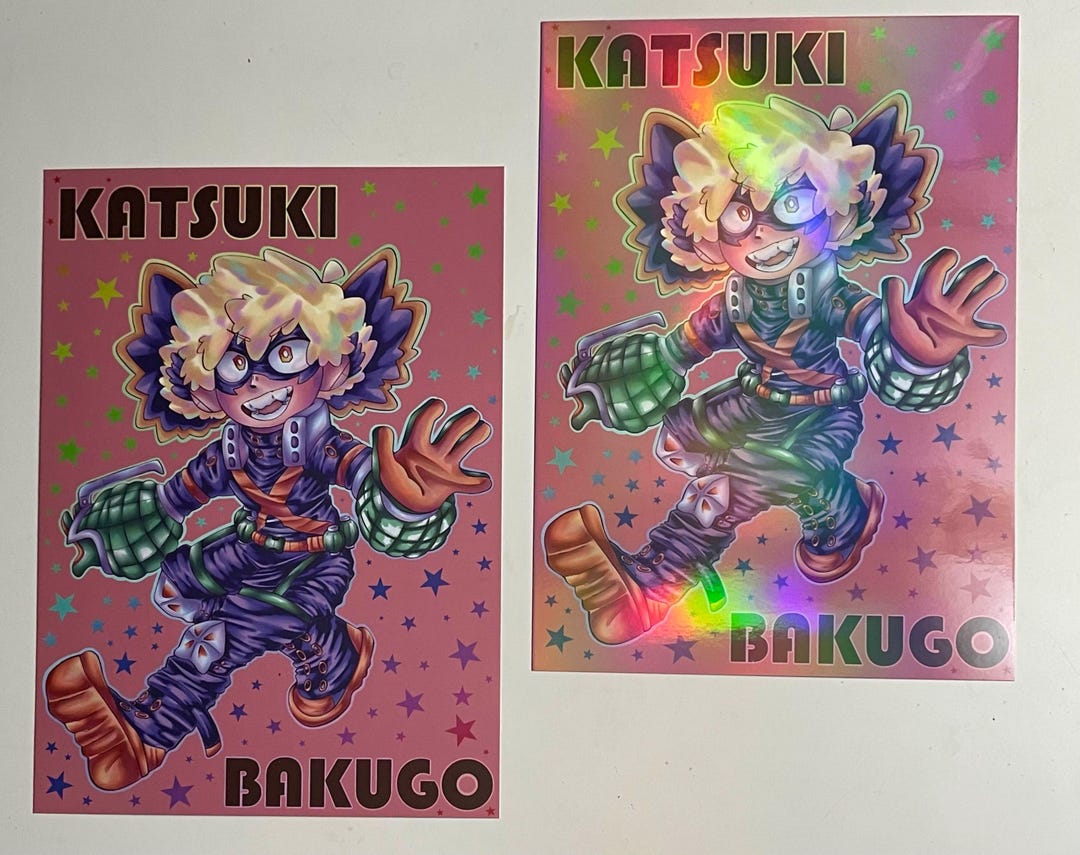 Bakugo Print - Etsy
