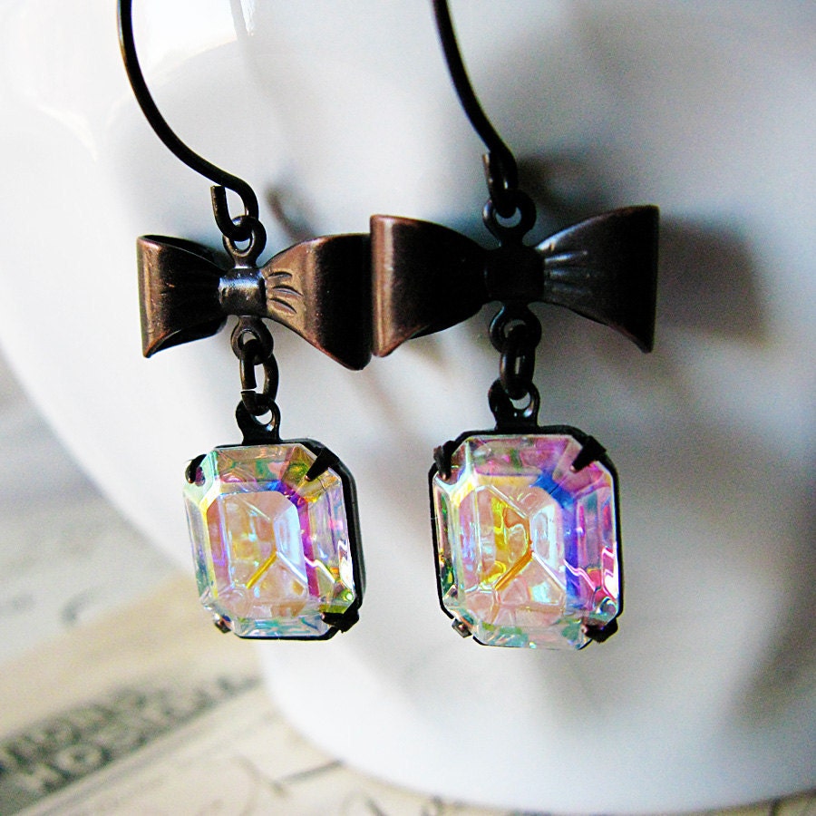 Round ear wire earring findings 27mm antiqued brass ear | Etsy