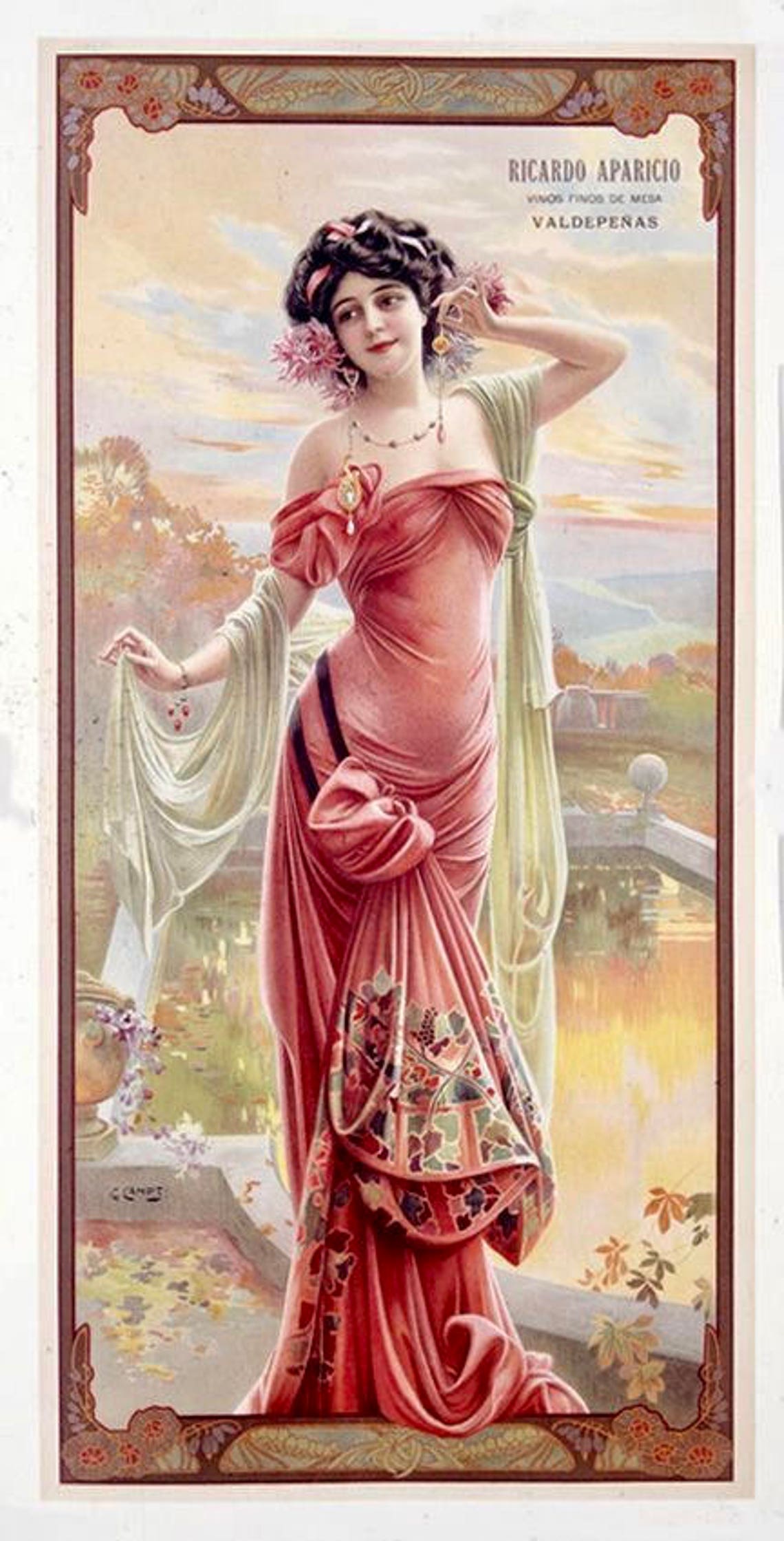 Pink Roses With Victorian Flourishes 25x18mm Glass Oval - Etsy